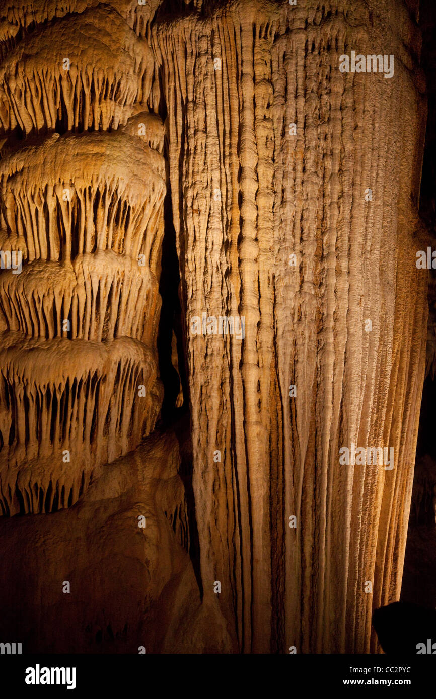A cave with Stalagmites and stalactites Stock Photo - Alamy