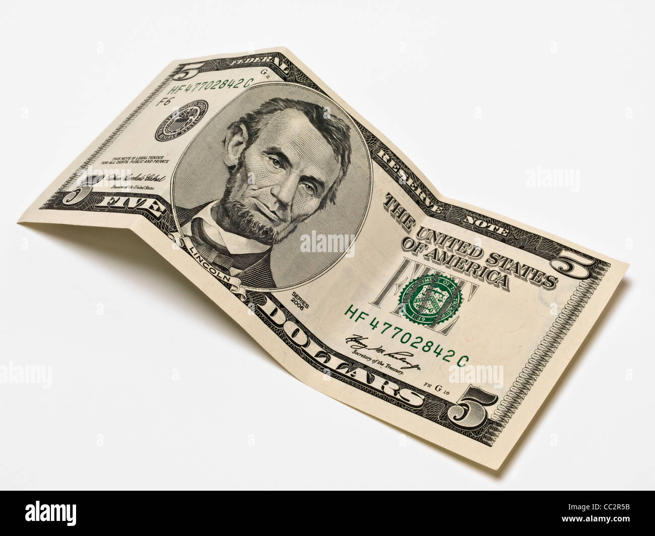 Five dollar banknote hi-res stock photography and images - Alamy