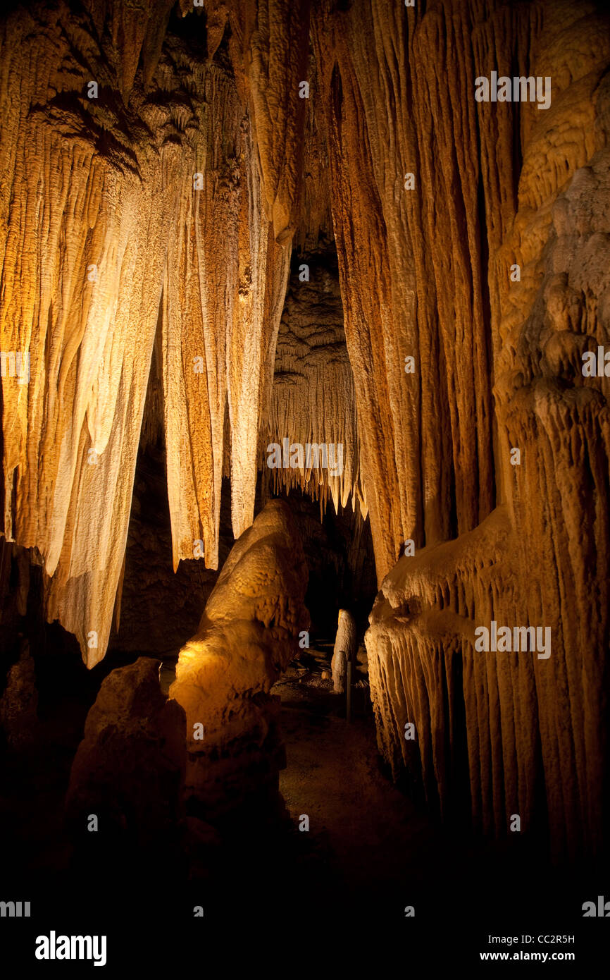 A cave with Stalagmites and stalactites Stock Photo - Alamy
