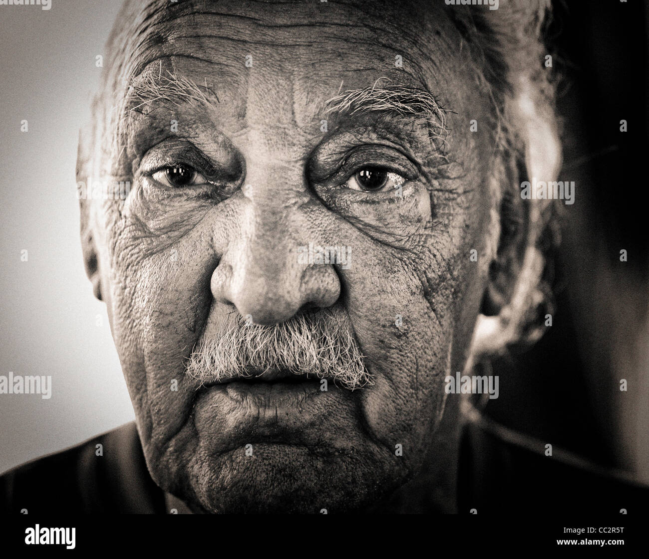 Portrait of an elderly man Stock Photo - Alamy