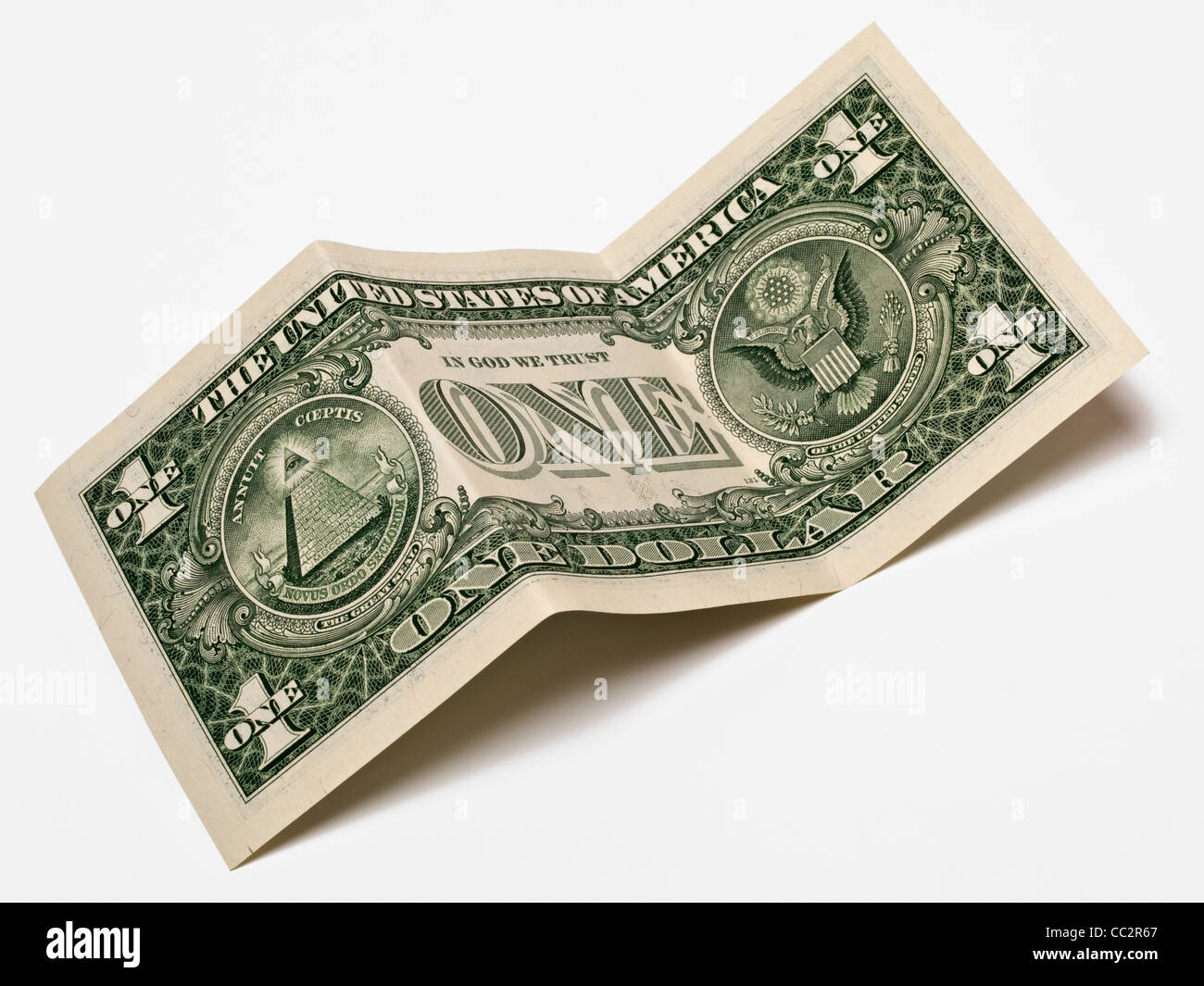 1 dollar bill back hi-res stock photography and images - Alamy