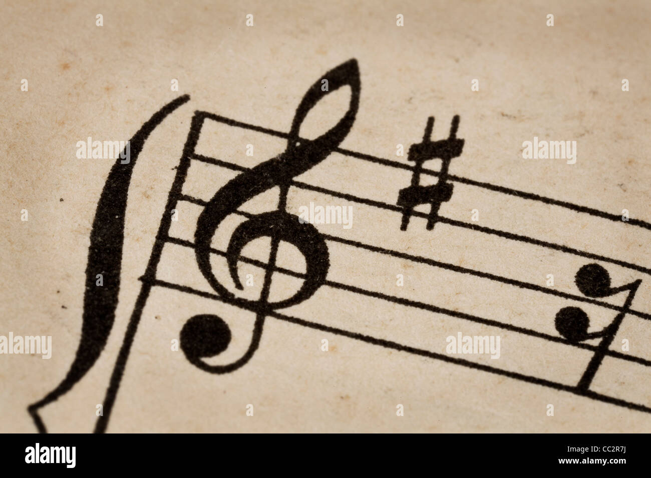 Treble clef hi-res stock photography and images - Alamy