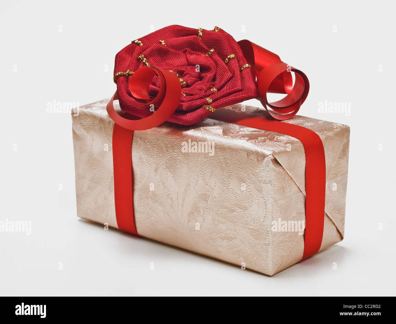 Detail photo of a present Stock Photo - Alamy