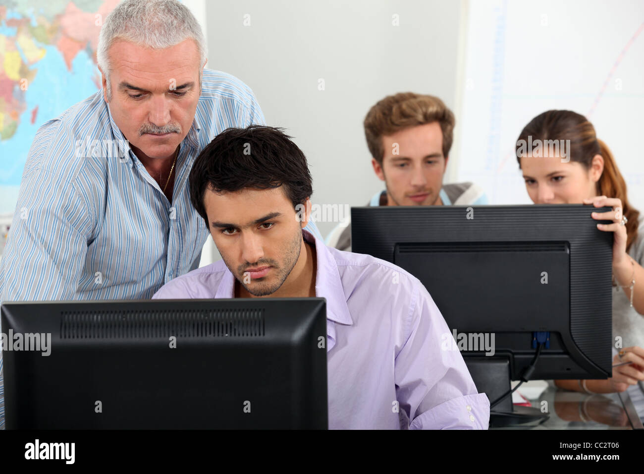 University female lecturer dark hi-res stock photography and images - Alamy
