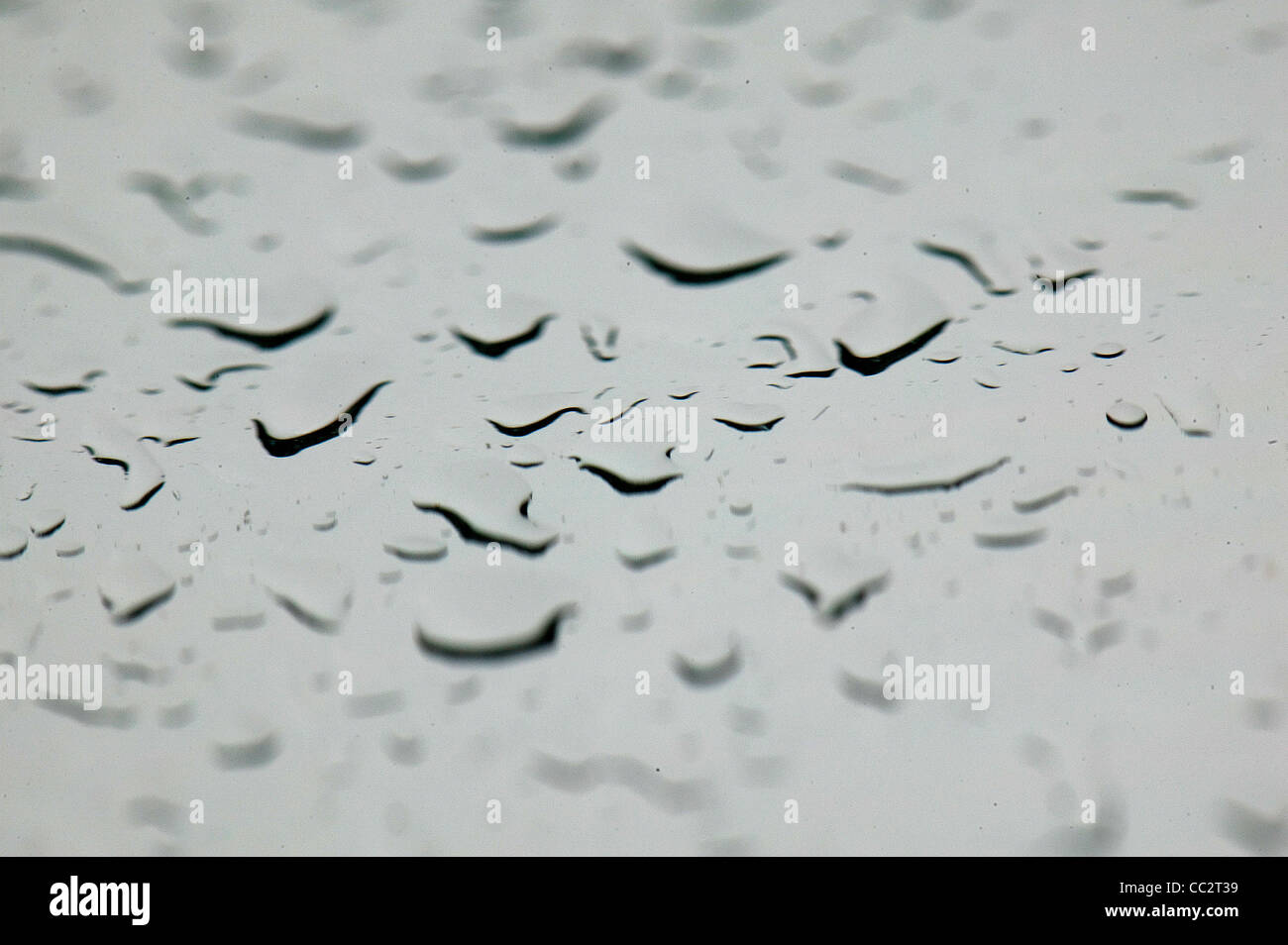 Rain drops on window Stock Photo - Alamy