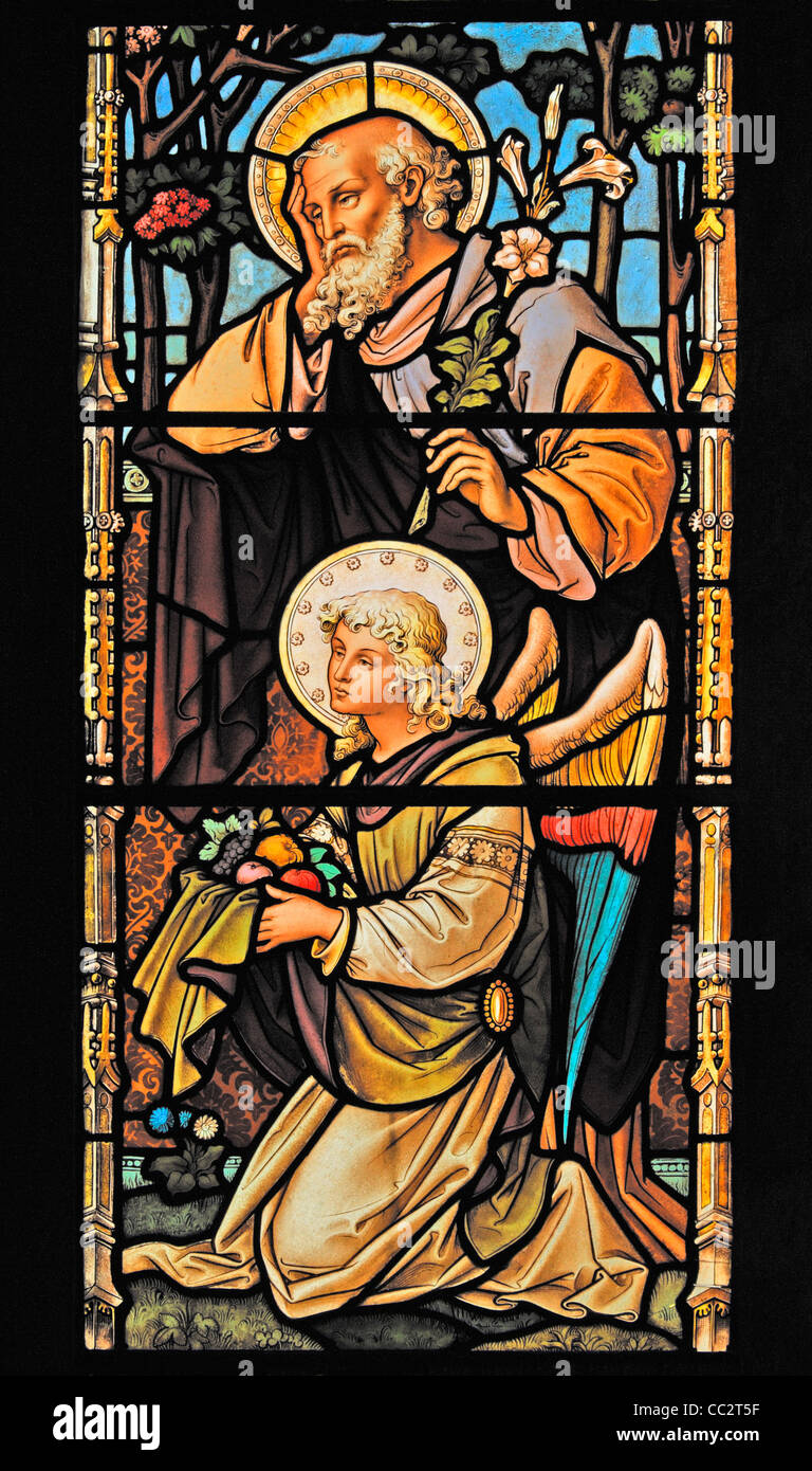 Saint joseph stained glass hi-res stock photography and images - Alamy