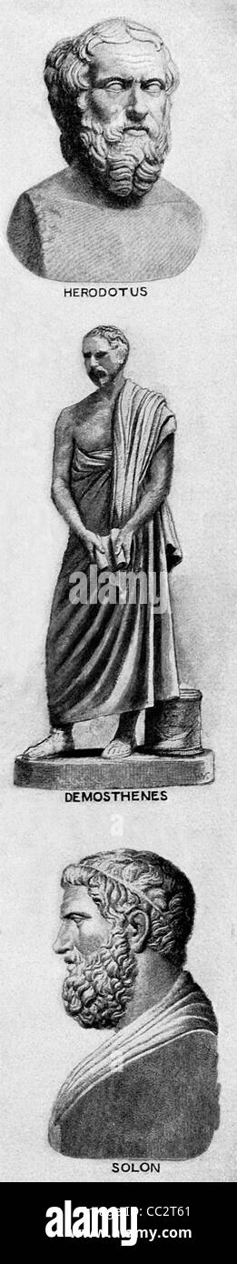 Ancient greece greek solon hi-res stock photography and images - Alamy