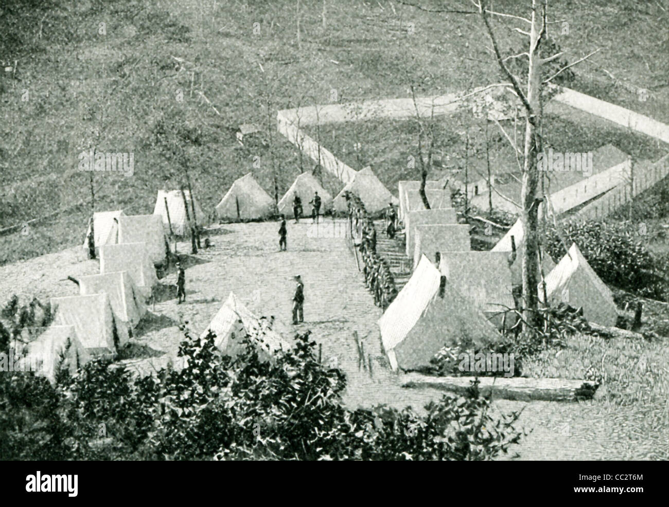 This photo, which dates to approximately 1896, shows the convict ...