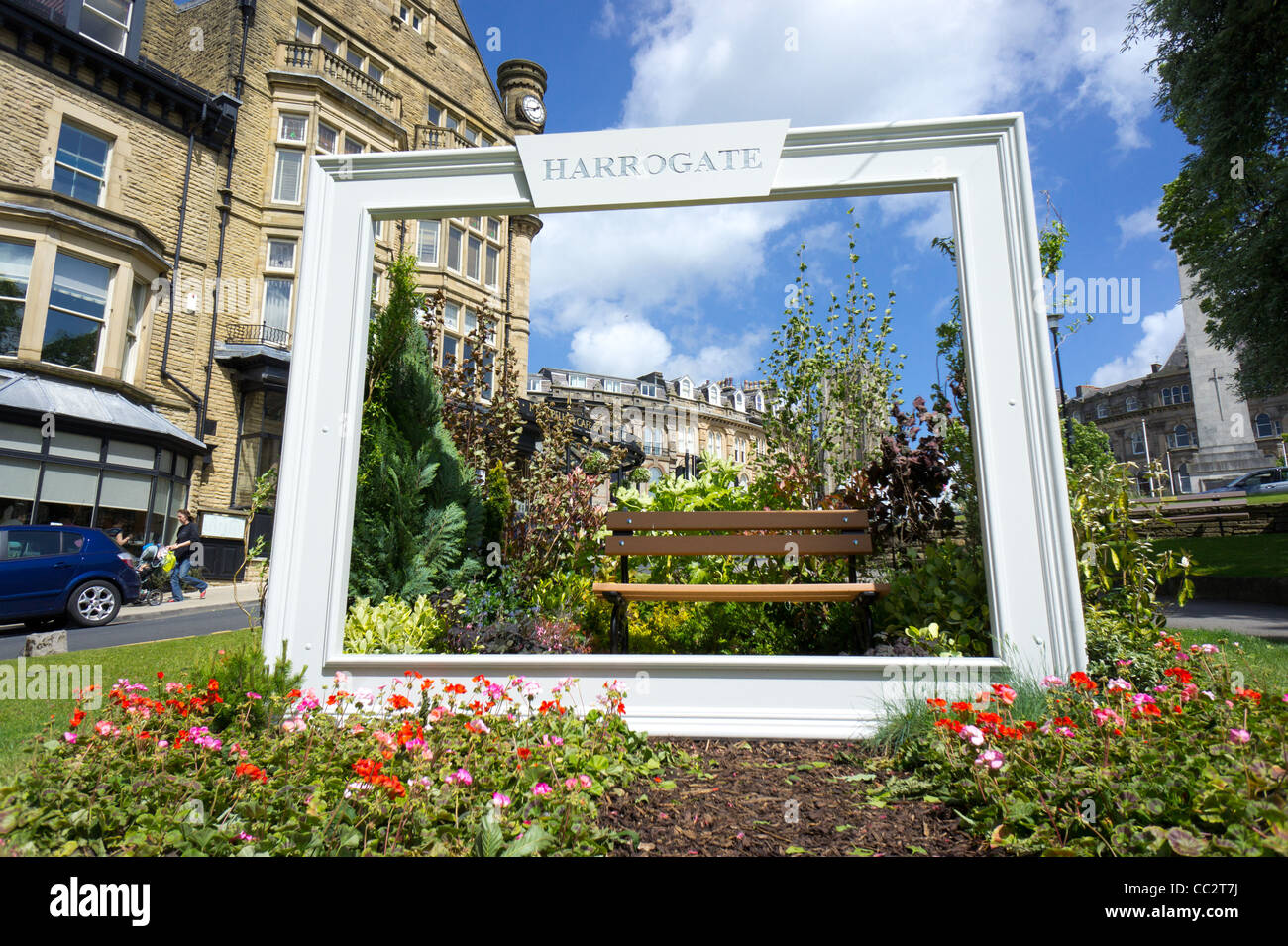 Picture frame of Harrogate England Stock Photo - Alamy