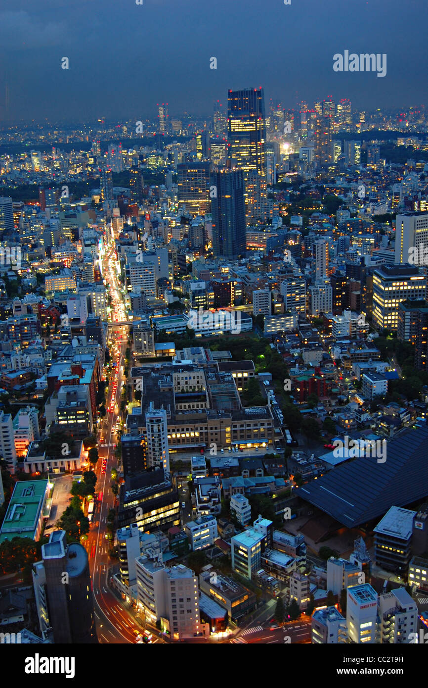 Tokyo Tower View (Shinjuku Direction), Tokyo, Japan Stock Photo - Alamy