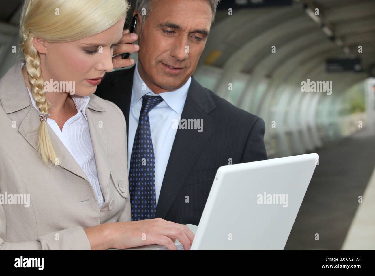 senior executive with his secretary Stock Photo - Alamy