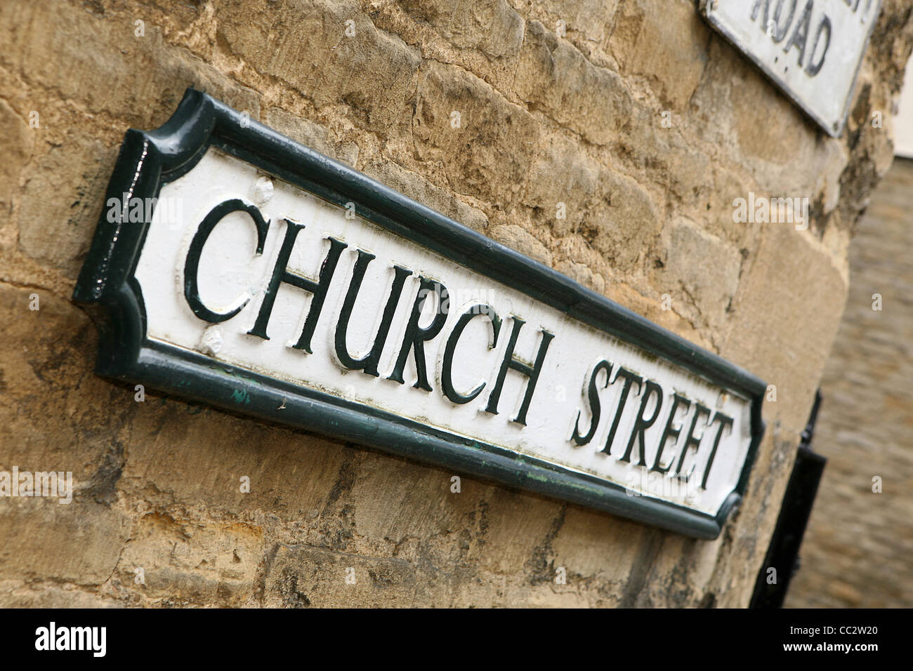 Church Street Sign Chipping Norton Cotswolds Oxfordshire Stock Photo ...