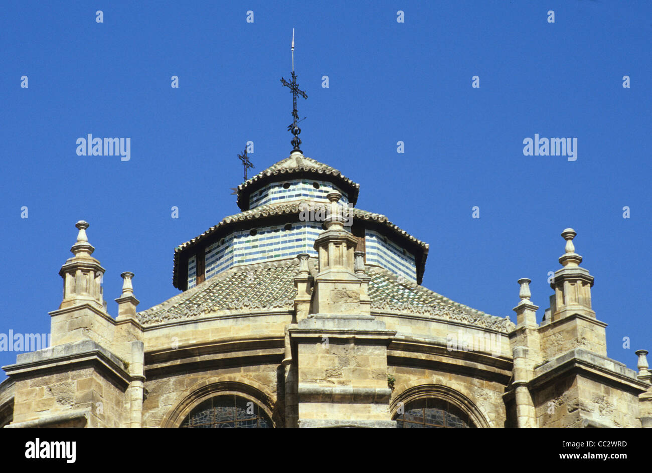 Cathedral tower, Granada, Spain Stock Photo - Alamy