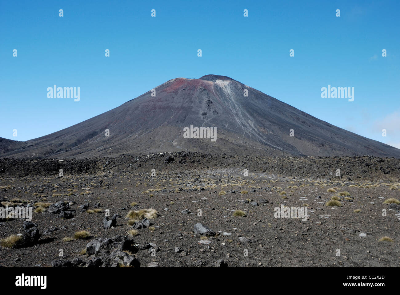 Mount Ngauruhoe Volcano. Tongariro National Park. North Island, New ...