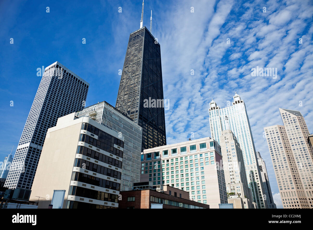 USA, Illinois, Chicago, Hancock Building Stock Photo - Alamy