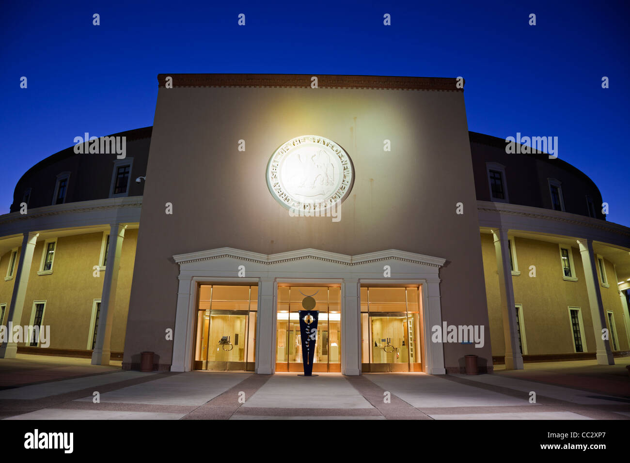 USA, New Mexico, Santa Fe, State Capitol Building Stock Photo - Alamy
