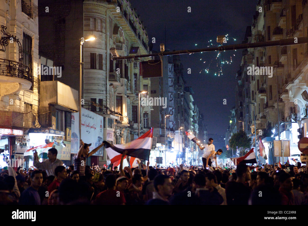 Arab spring egypt fireworks hi-res stock photography and images - Alamy