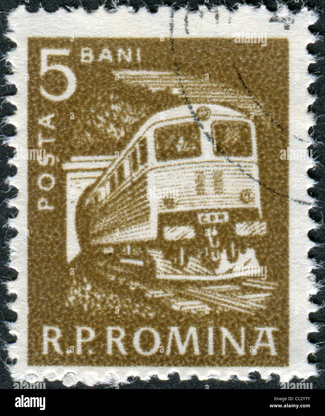 ROMANIA - CIRCA 1960: A stamp printed in the Romania, shows Diesel ...