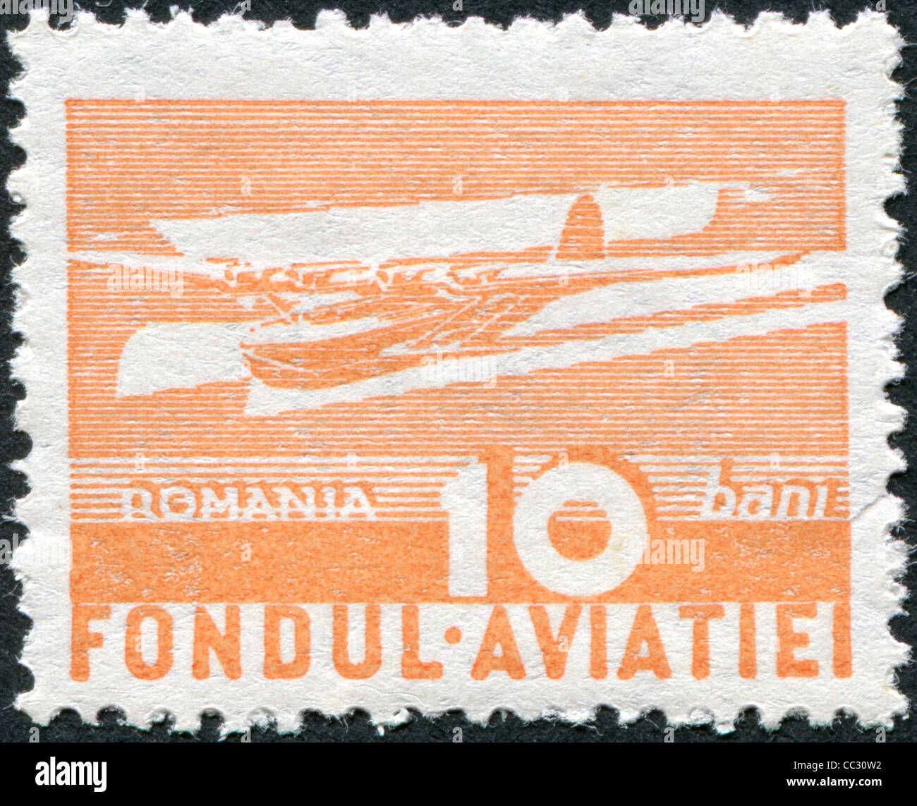 ROMANIA - CIRCA 1936: A stamp printed in the Romania, shows an ...