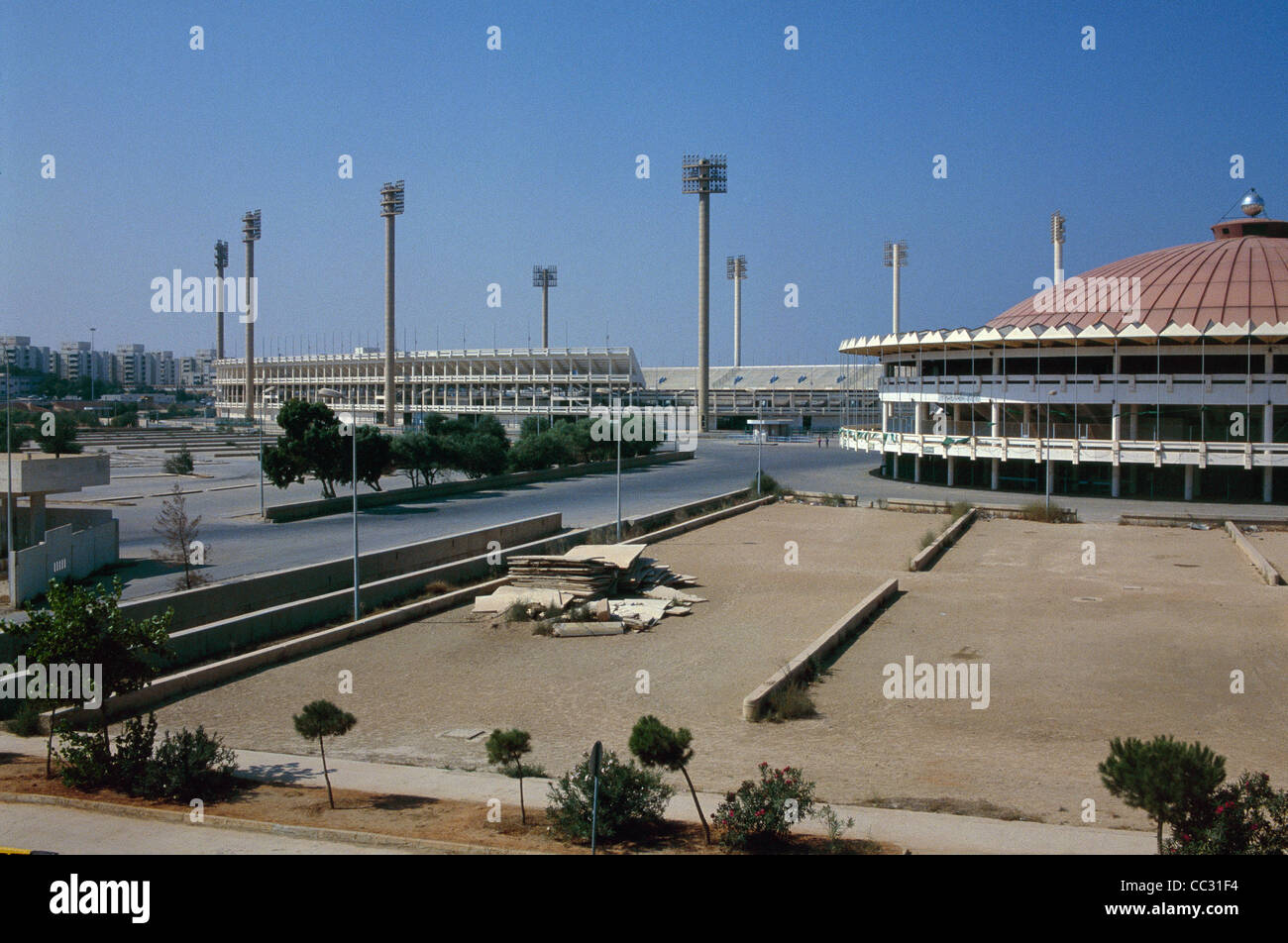 Steet scenes and seafront of Benghazi, Libya's second largest city and ...