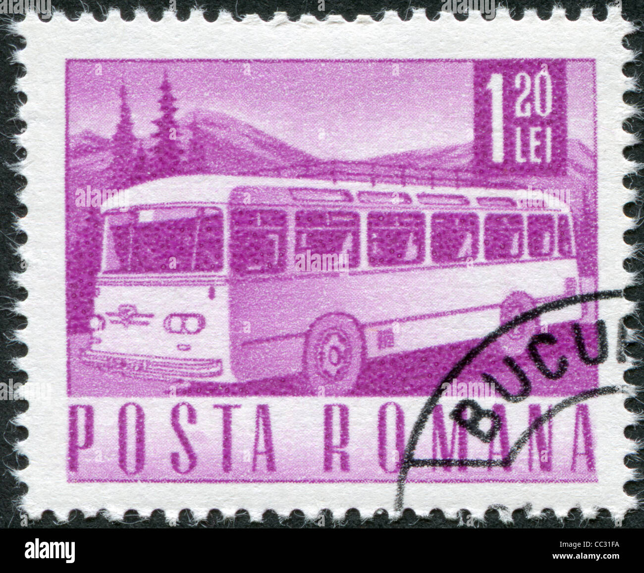 ROMANIA - CIRCA 1968: A stamp printed in the Romania, depicts the ...