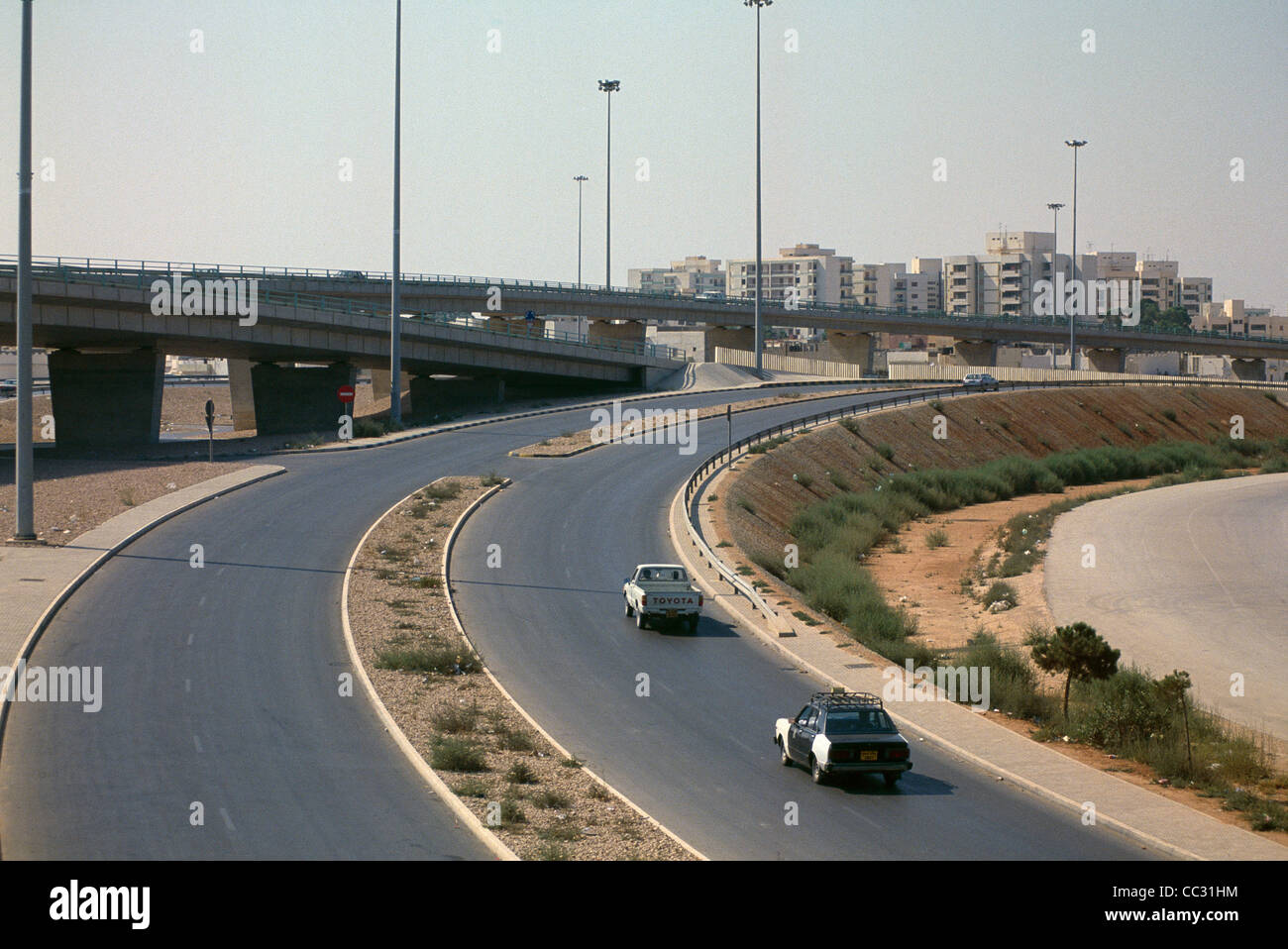 Steet scenes and seafront of Benghazi, Libya's second largest city and ...