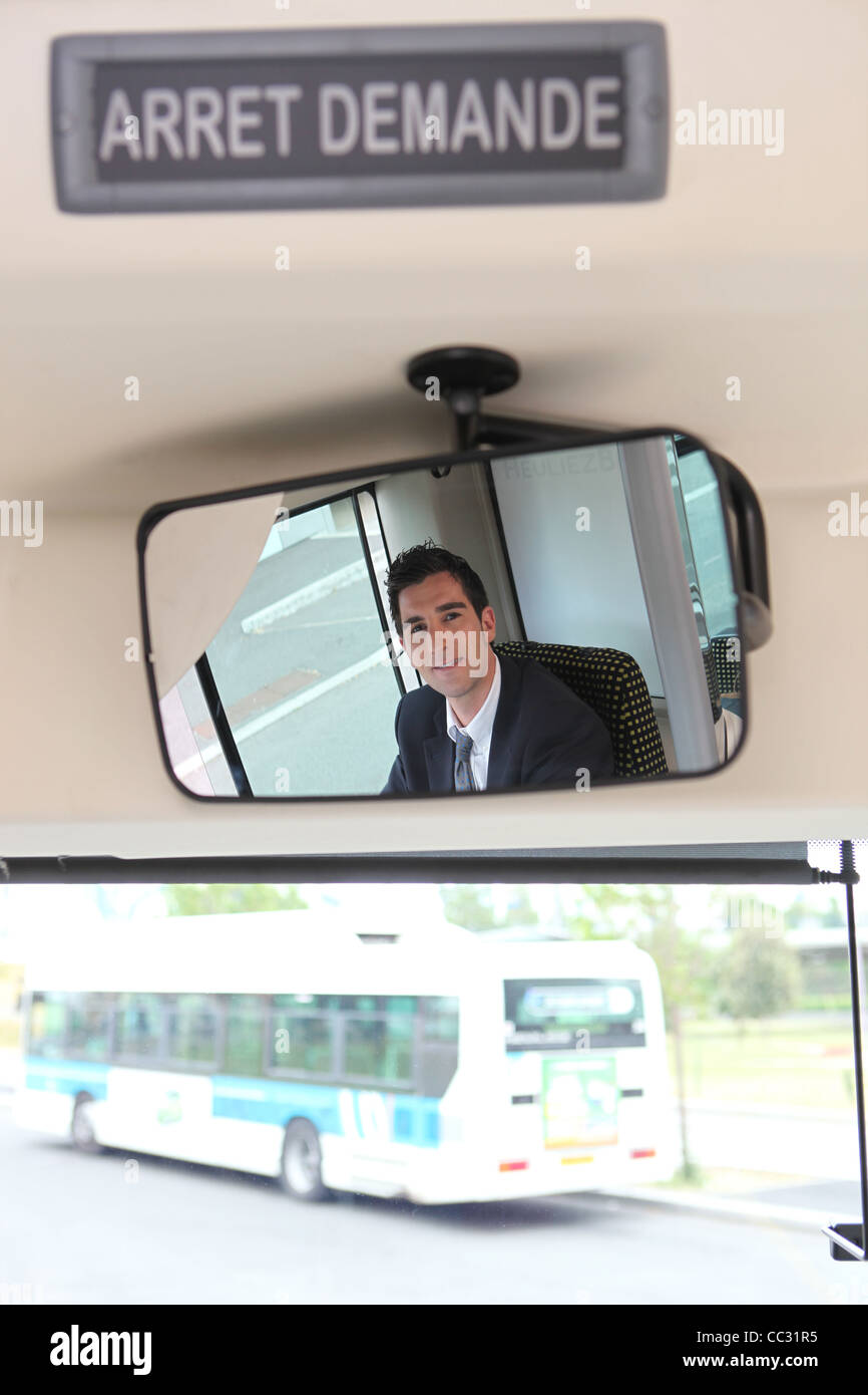 Male bus driver hi-res stock photography and images - Alamy
