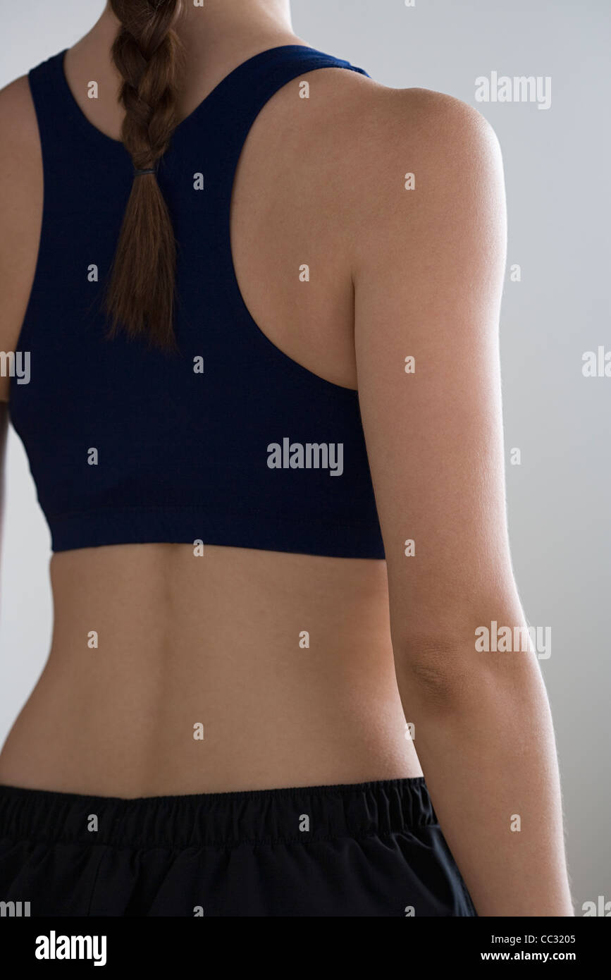 USA, California, Los Angeles, Back of female athlete Stock Photo - Alamy