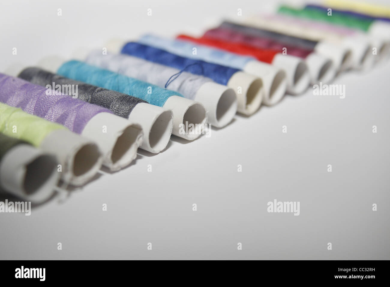 Cotton Reels Coloured Threads High Resolution Stock Photography and ...