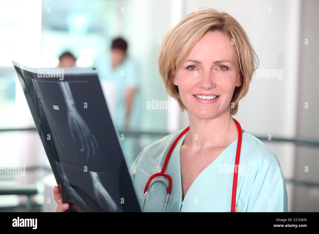 portrait of a doctor with radiography Stock Photo - Alamy