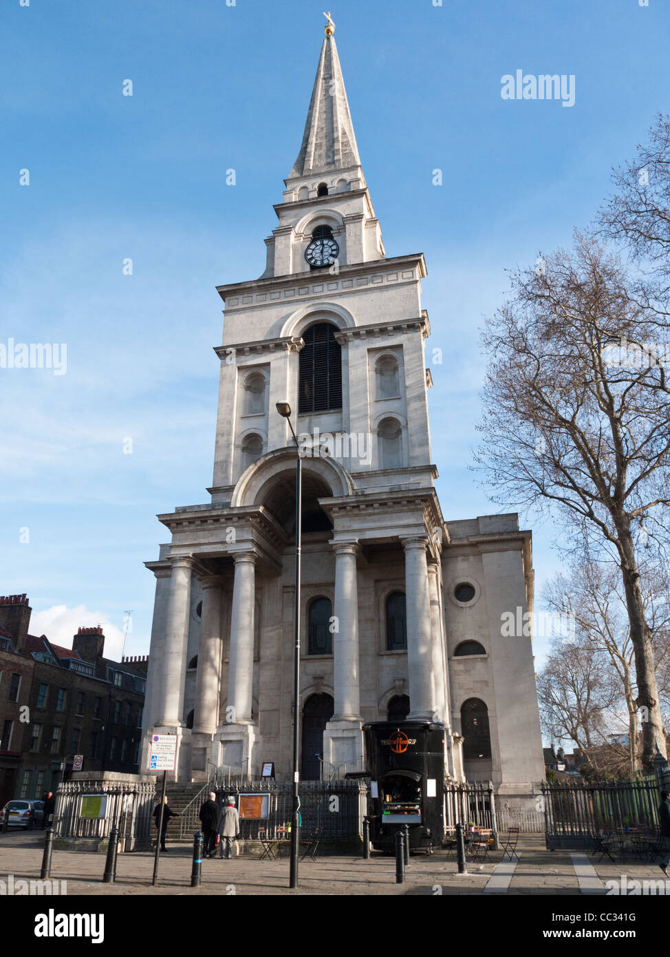 Christ Church Spitalfields, East London Stock Photo - Alamy