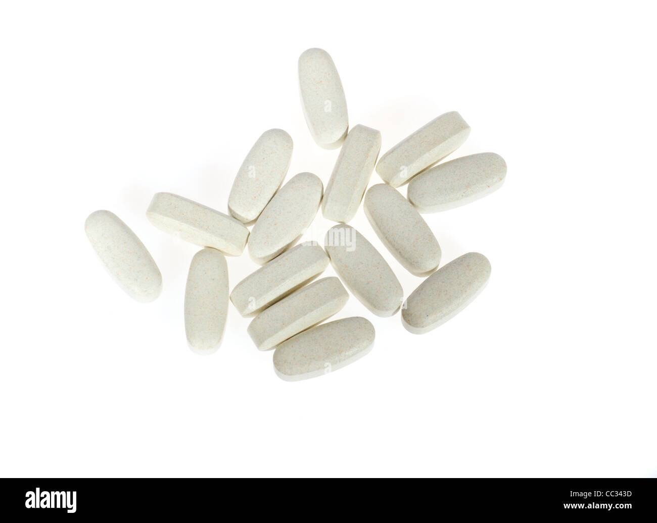 white medical tablets, photo on the white background Stock Photo - Alamy