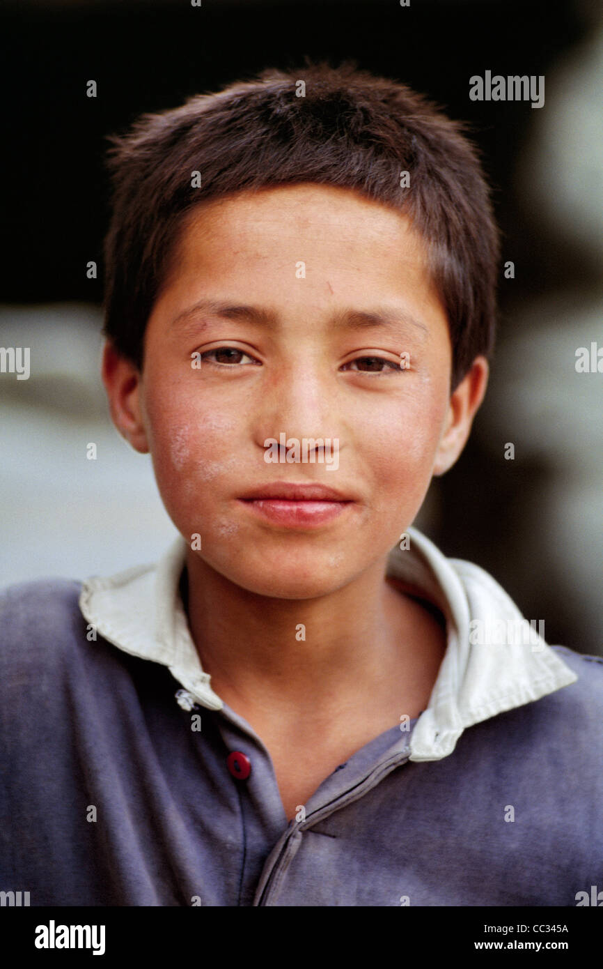 Boy's portrait, Gilgit, Pakistan Stock Photo - Alamy