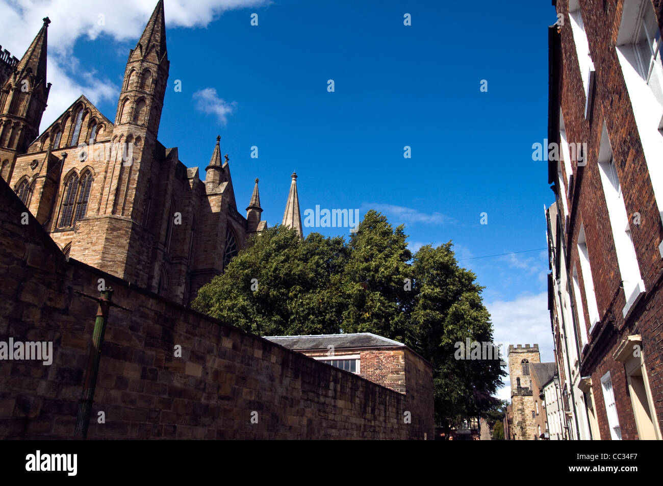 old Durham buildings Stock Photo - Alamy