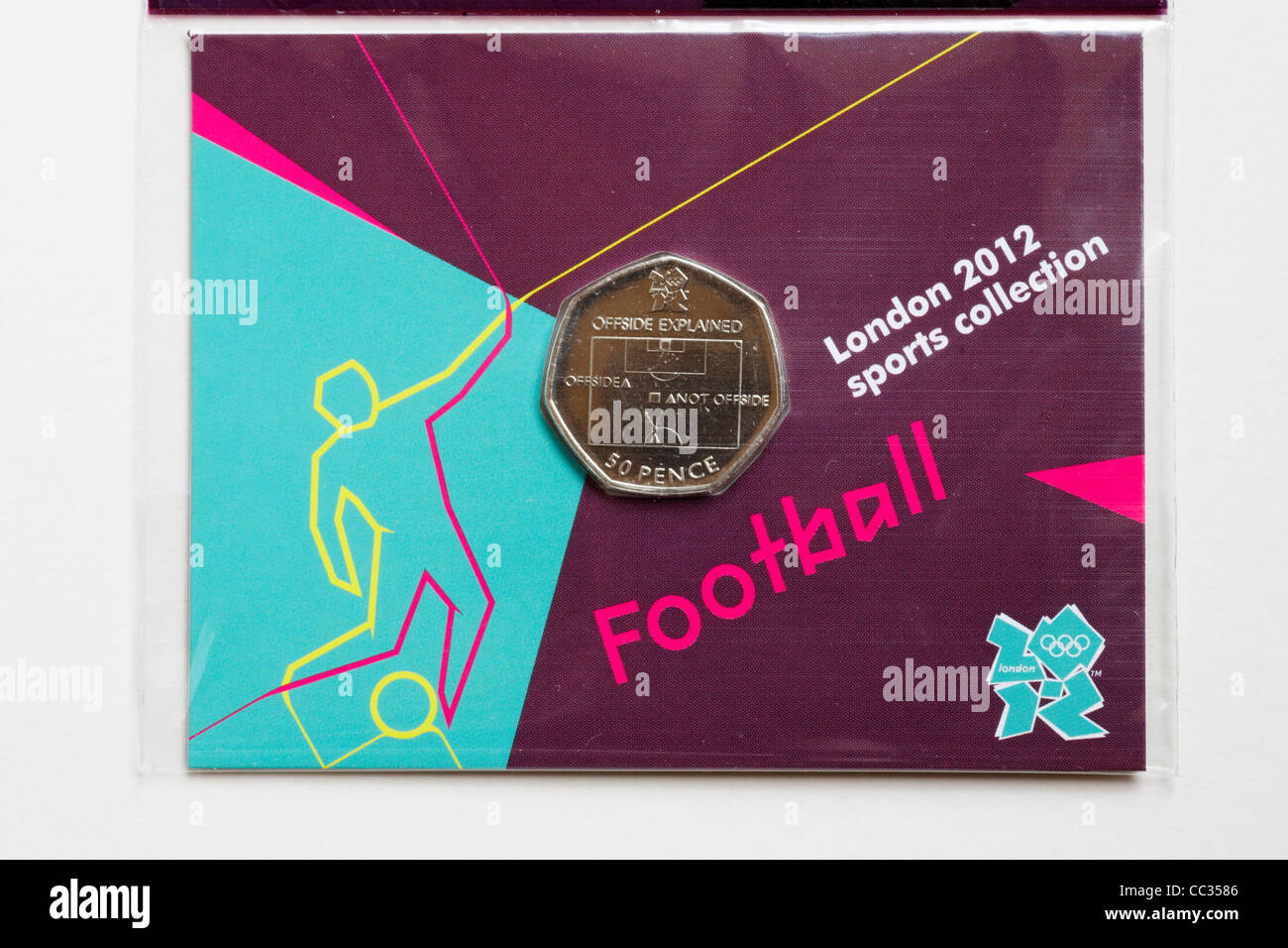 Special edition 50p coin, fifty pence coin, part of the London 2012 ...