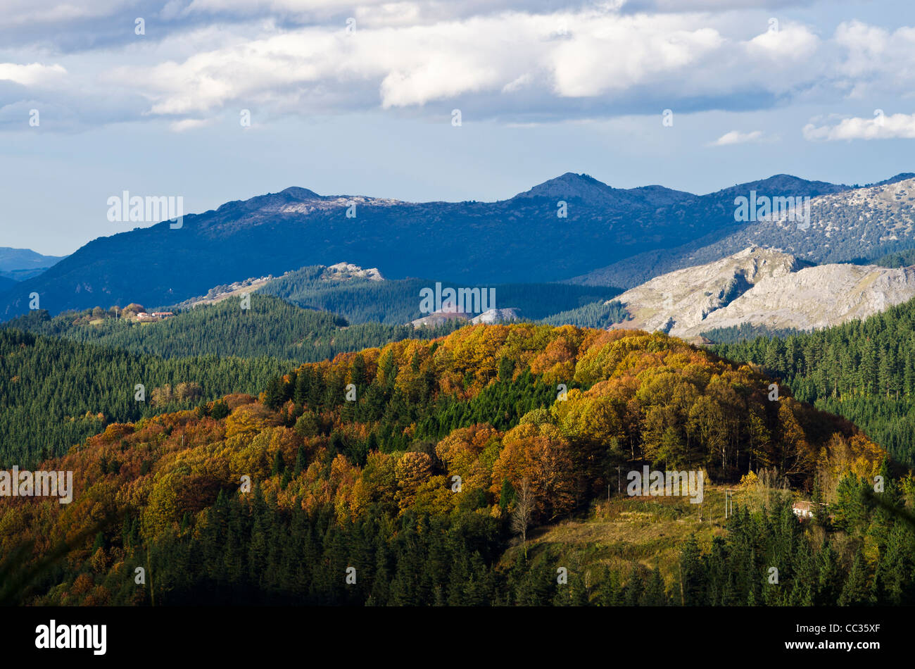 Gorbea Nature Park, Biscay, Basque Country. Spain Stock Photo - Alamy