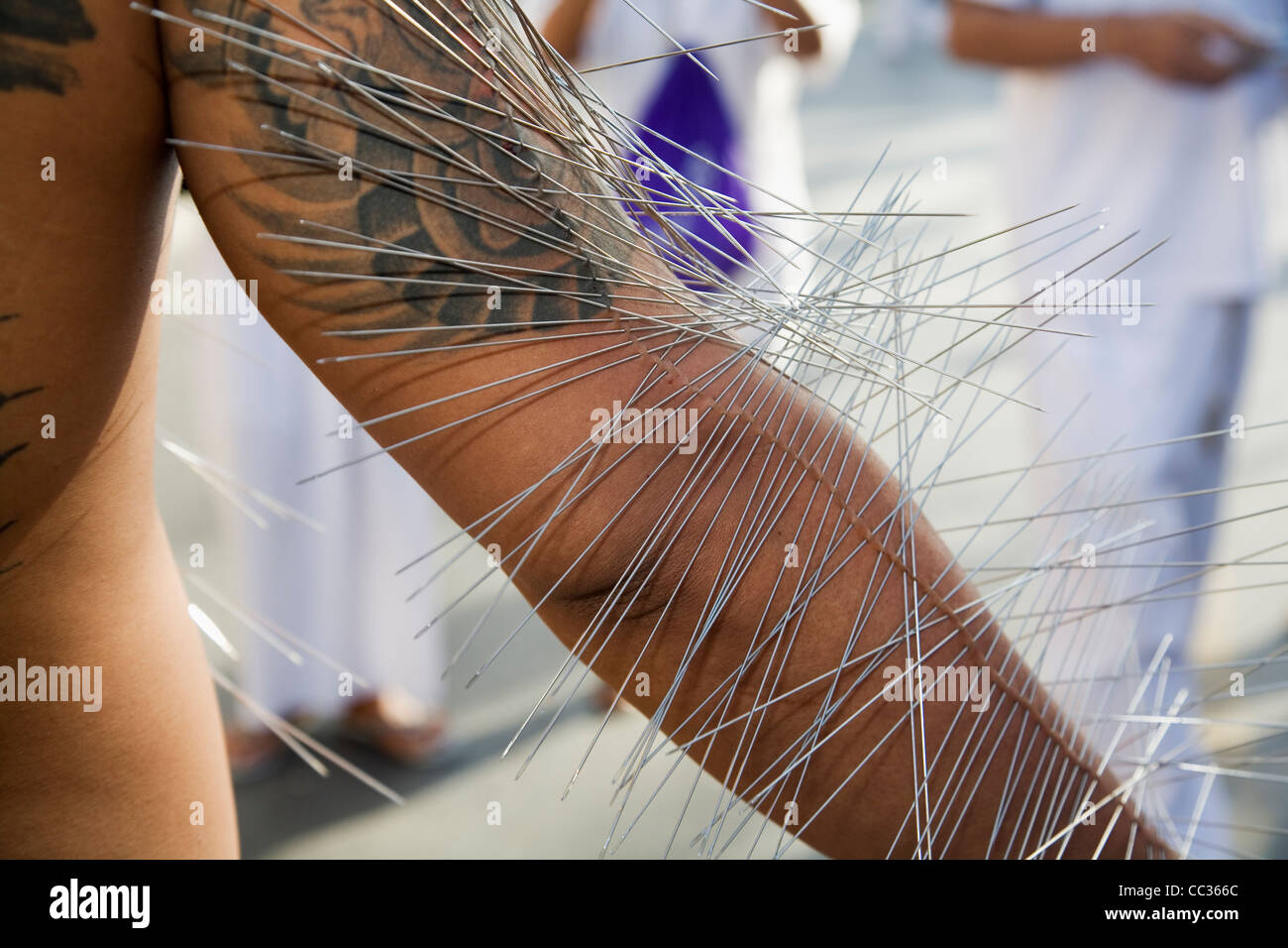 Chest pierced hi-res stock photography and images - Alamy
