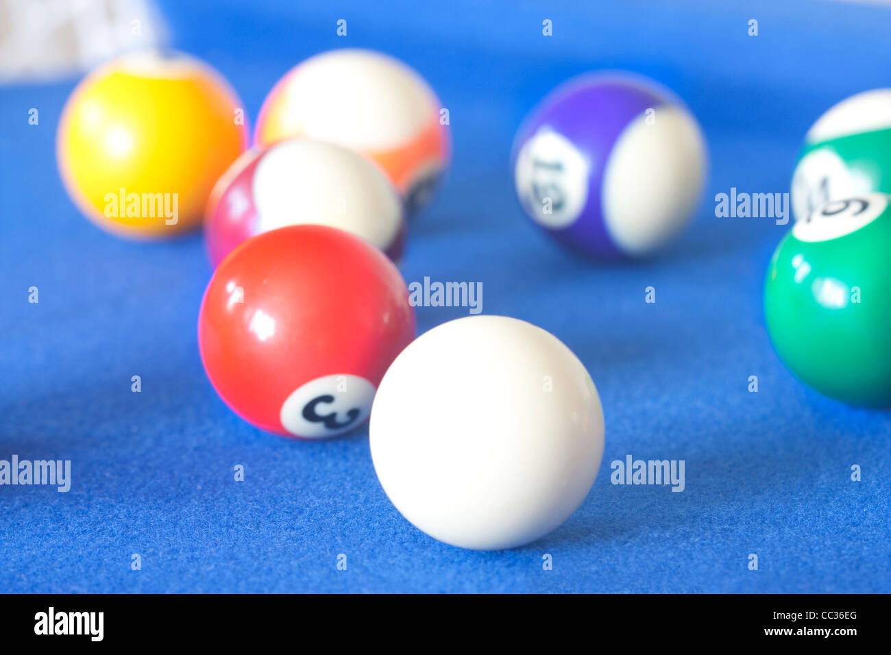 Pool game set hi-res stock photography and images - Alamy