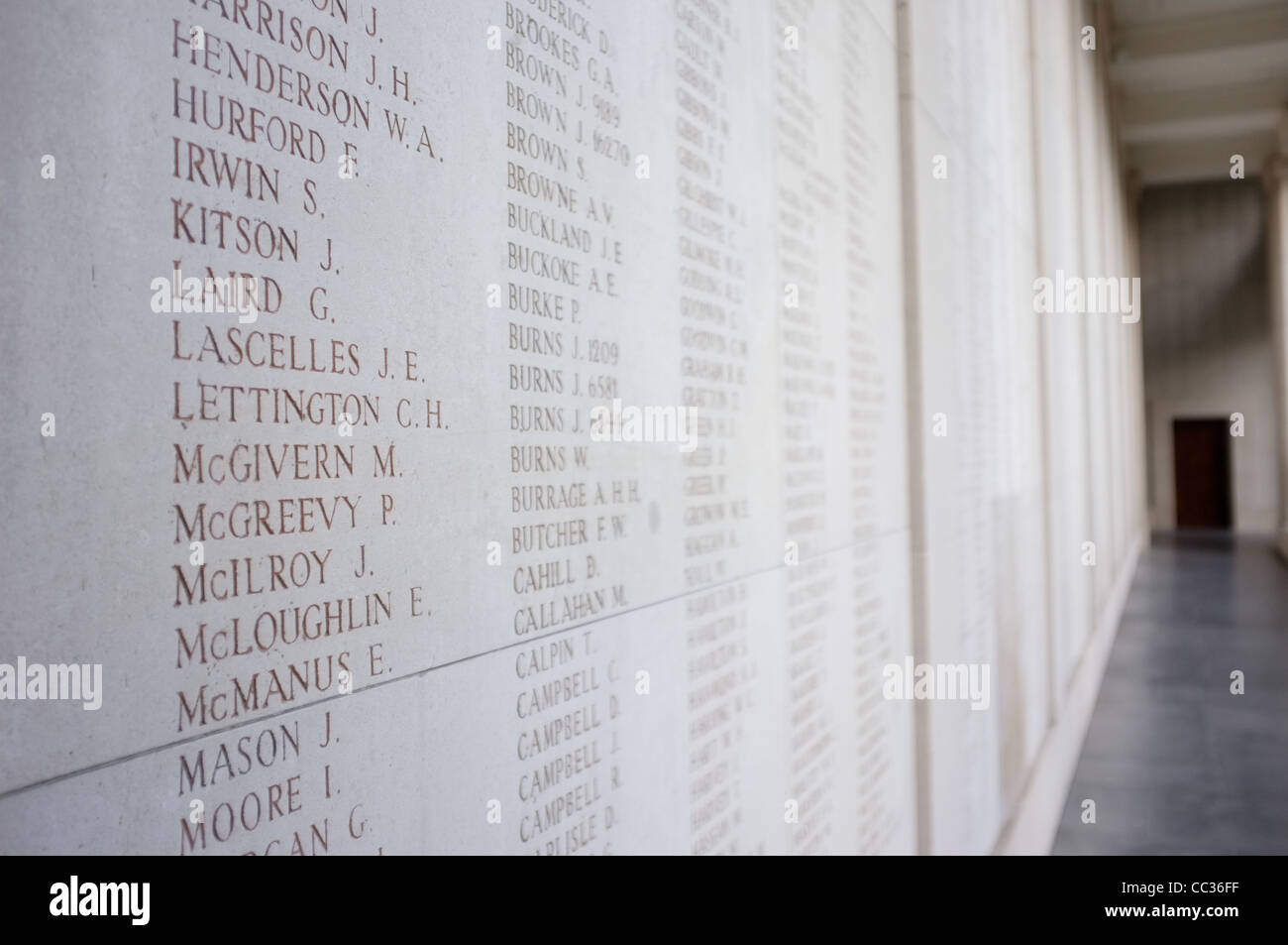 The Menin Gate Memorial. Ypres Belgium Stock Photo - Alamy