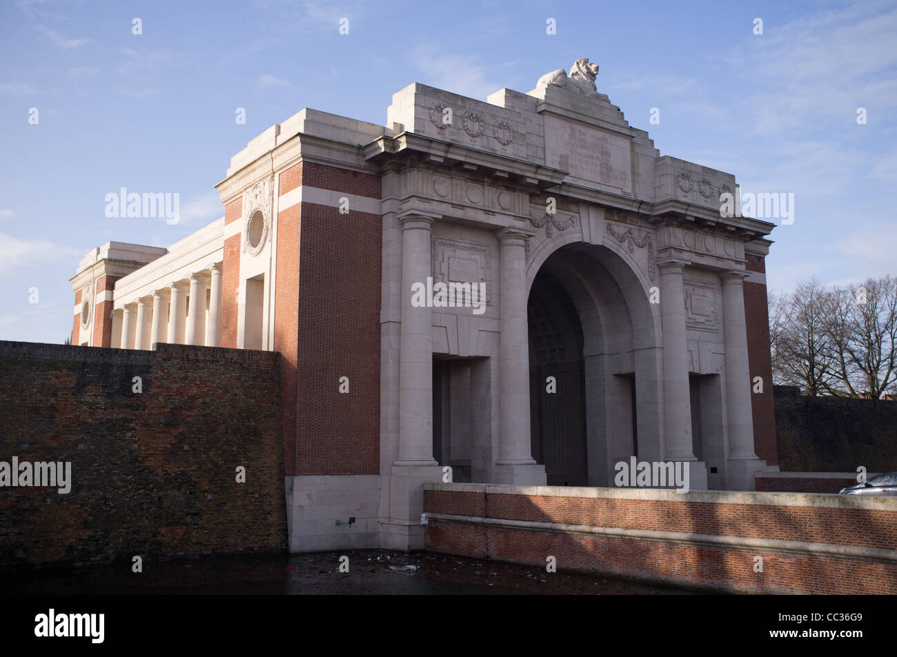 The Menin Gate Memorial. Ypres Belgium Stock Photo - Alamy