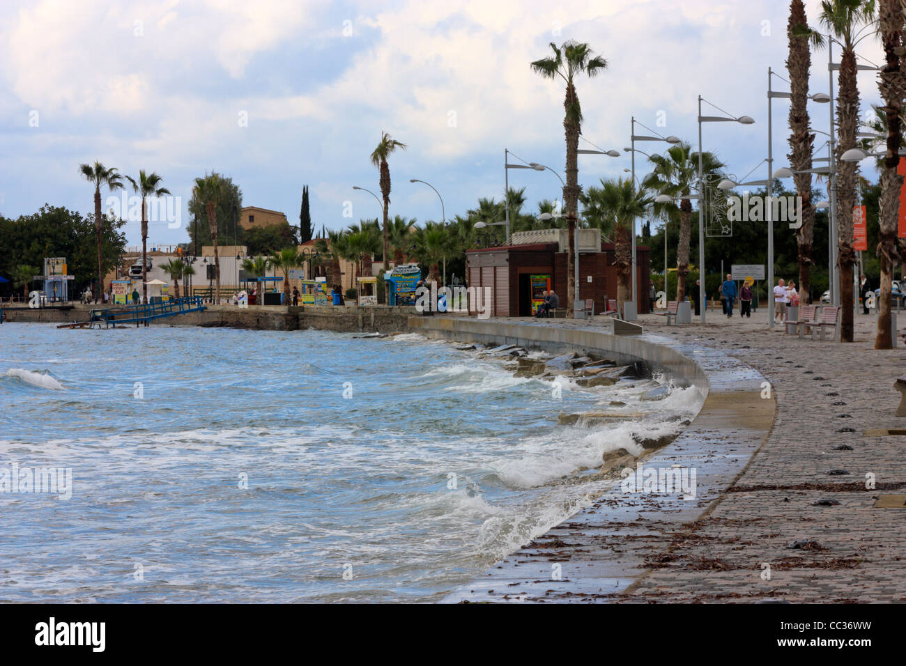 Pafos promenade hi-res stock photography and images - Alamy