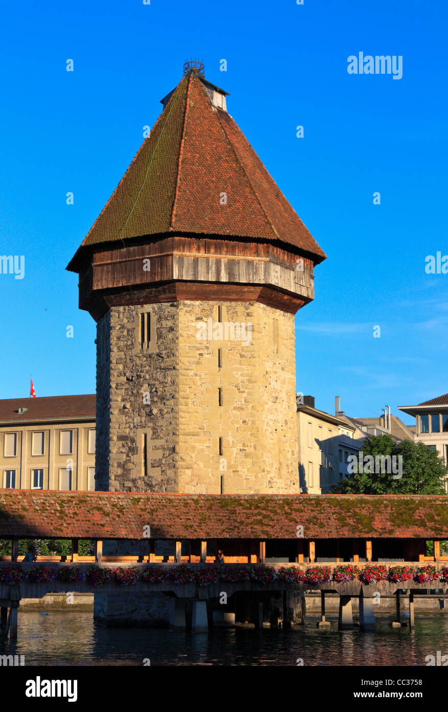 Lucerne water tower hi-res stock photography and images - Alamy