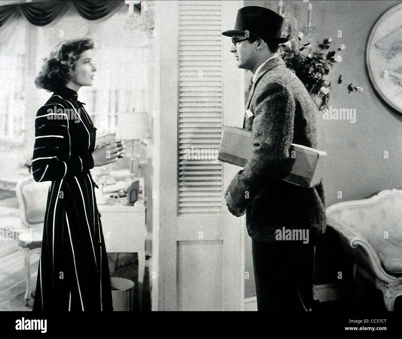 KATHARINE HEPBURN, CARY GRANT, BRINGING UP BABY, 1938 Stock Photo - Alamy