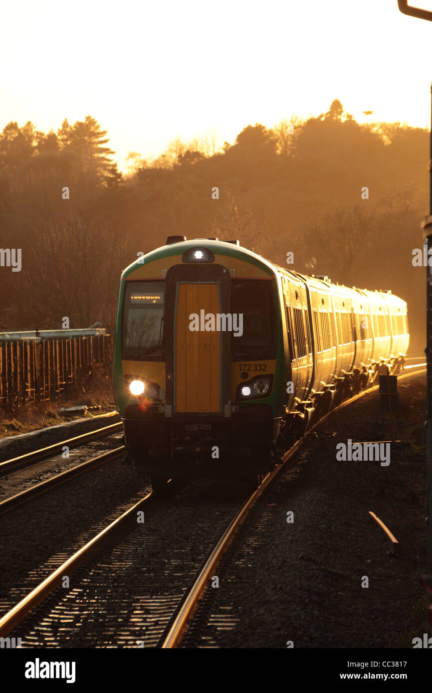 Train coming towards you hi-res stock photography and images - Alamy
