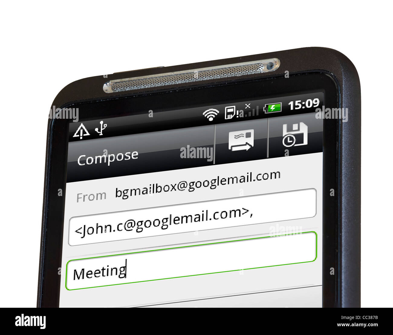 Gmail screen hi-res stock photography and images - Alamy