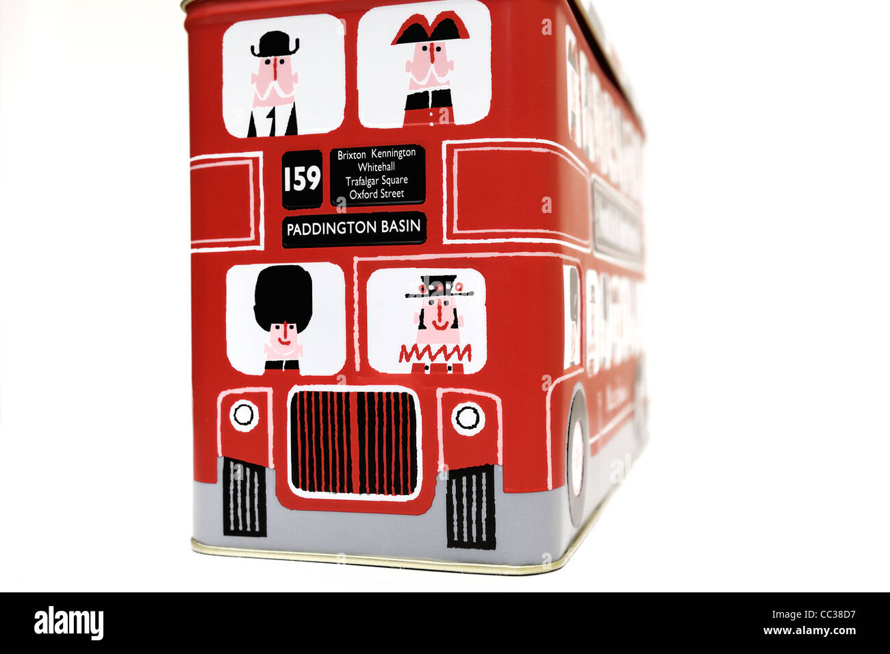 tin of marks and spencers scottish shortbread in the format of a red ...