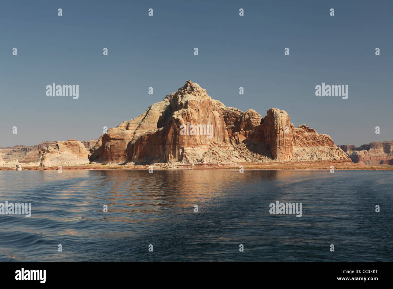 Castle Rock Lake Powell Utah Arizona USA Stock Photo - Alamy