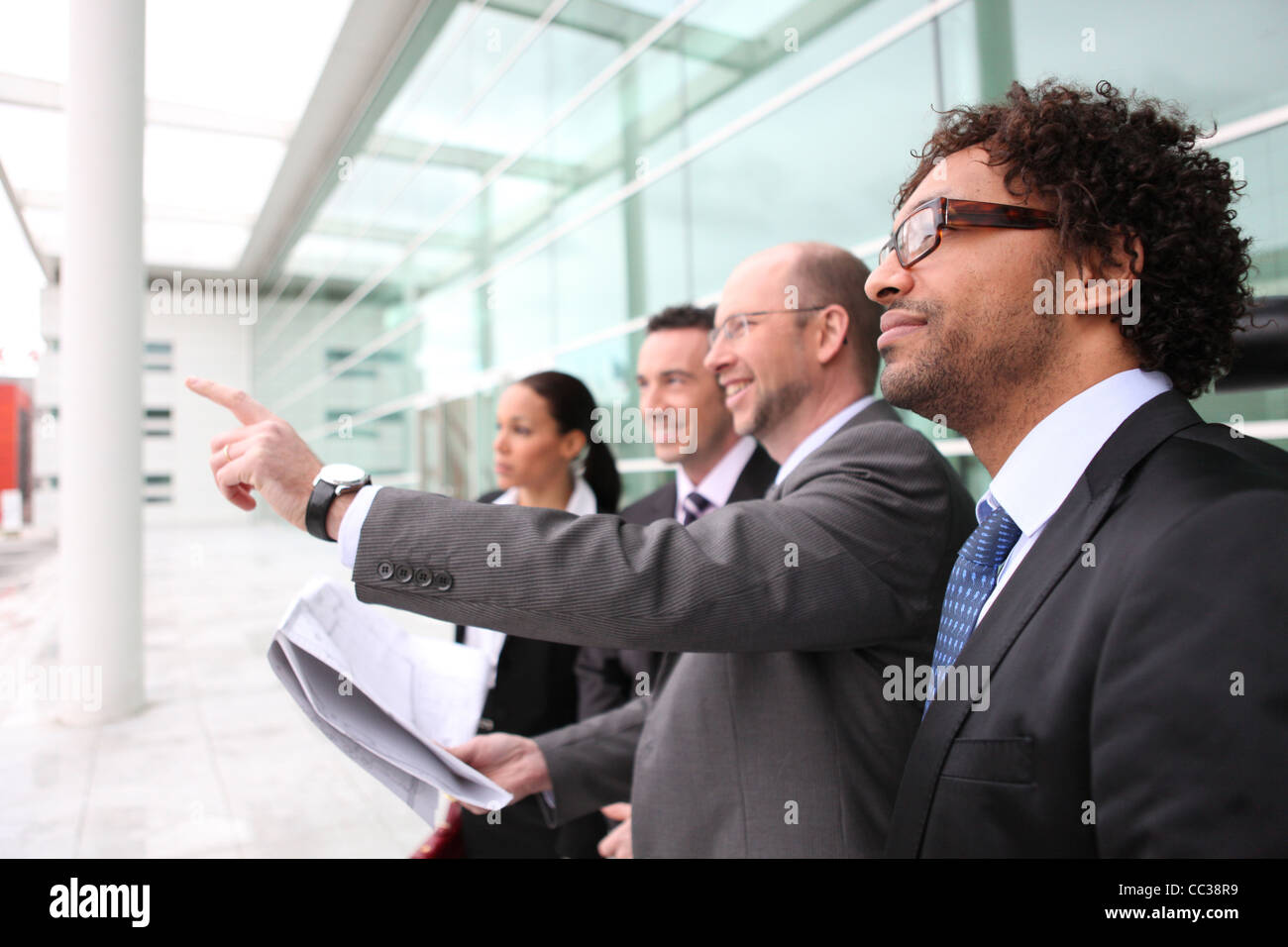 Colleagues on a business trip Stock Photo - Alamy
