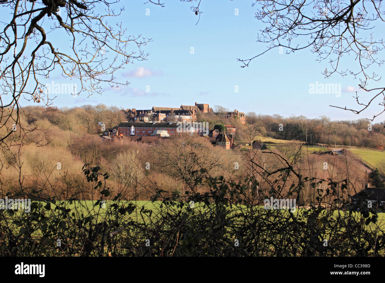 Ardingly college in the River Ouse Valley East Sussex England UK Stock ...
