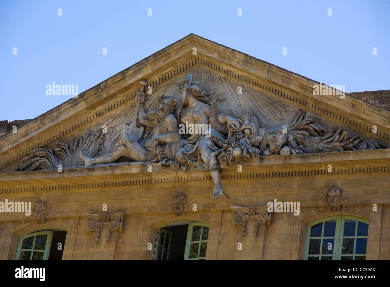 Architecture in Aix en Provence, France Stock Photo - Alamy